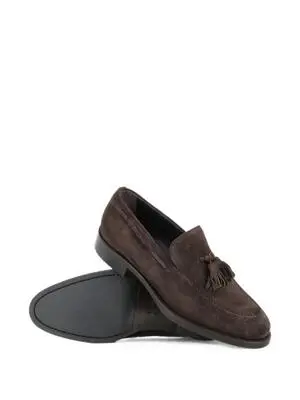 TASSINARI Tassel-detail Suede Loafers