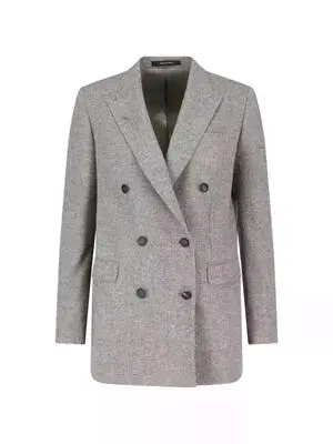 Tagliatore Jasmine Herringbone Double-breasted Jacket