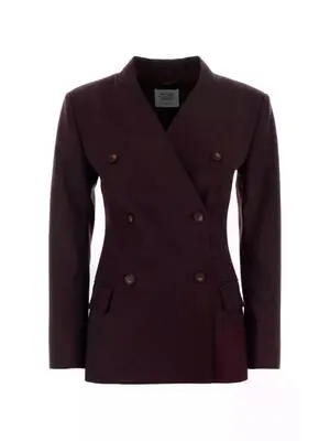 LE SULLY STUDIO Double-breasted Blazer - Red