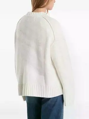 Samsøe Samsøe Sakeiku Logo-appliqué Knitted Sweater