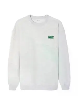 American Vintage Baptown Logo-print Sweater