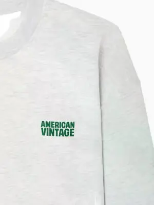 American Vintage Baptown Logo-print Sweater
