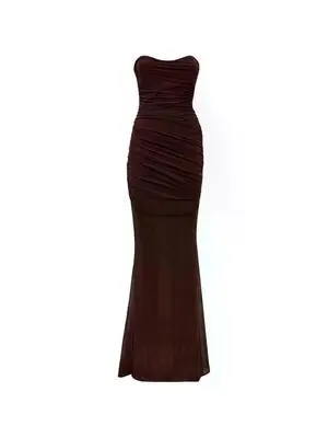Retrofete Isadore Ruched Mesh Dress
