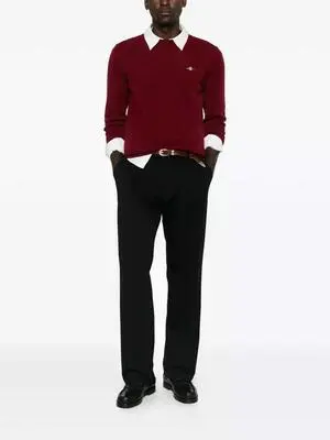 HOSIO Pleated Straight-leg Trousers