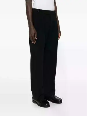 HOSIO Pleated Straight-leg Trousers