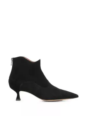 TASSINARI Pointed-toe Suede Ankle Boots - Black