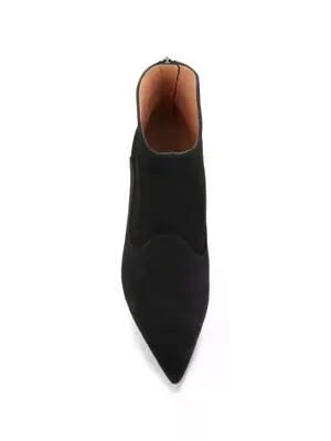 TASSINARI Pointed-toe Suede Ankle Boots