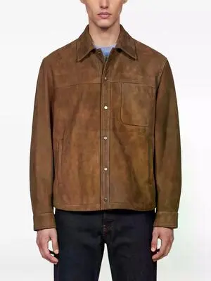 SALVATORE SANTORO Sheepskin Panelled Jacket