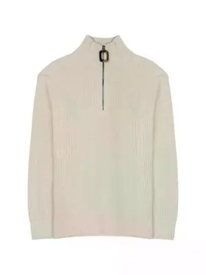 JW Anderson Quarter-zip Sweater - Neutrals
