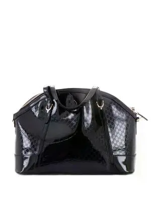 Gucci Nice Top Handle Bag Microguccissima Patent Medium Satchel