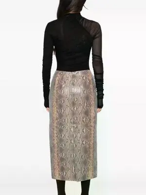 AMAZUIN Ruched Semi-sheer T-shirt