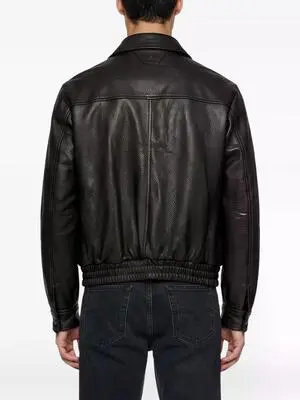 SALVATORE SANTORO Grained-leather Jacket