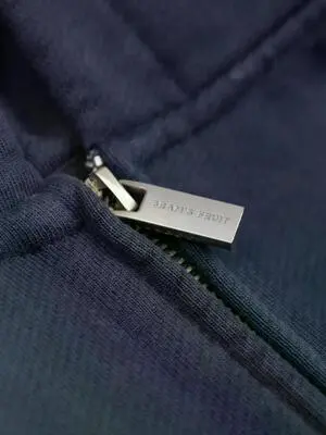 BRAM’S FRUIT Logo-embroidered Half-zip Sweater