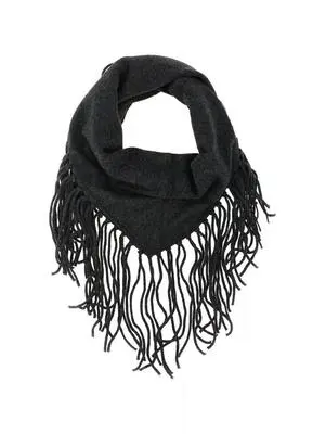 P.a.r.o.s.h Without Fringed Triangular Scarf - Grey