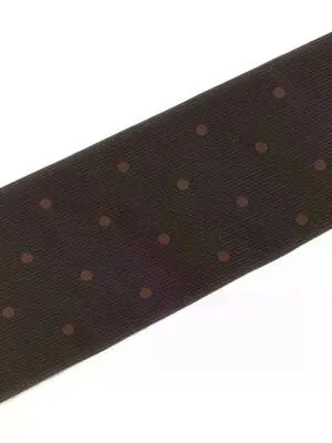 TOM FORD Polka-dot Tie - Brown