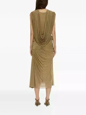 Christopher Esber Orion Ruched Midi Skirt