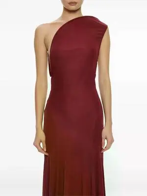 Christopher Esber Concave Wired Gown Maxi Dress - Red