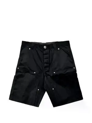 Chrome Hearts Double-knee Carpenter Shorts - Black
