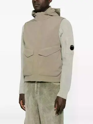 C.P. COMPANY Goggle-detail Hooded Gilet