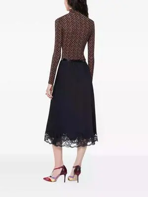 Rabanne Long Sleeved Top In Liberty Print Second Skin Jersey