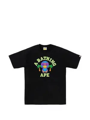 A BATHING APE Milo College T-shirt - Black