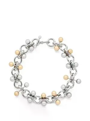 Rabanne Bicolor Archival-inspired Necklace - Silver