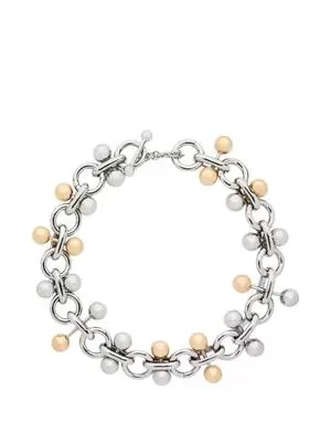 Rabanne Bicolor Archival-inspired Necklace - Silver