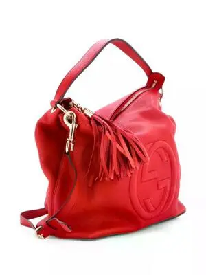 Gucci Soho Convertible Leather Large Hobo Bag