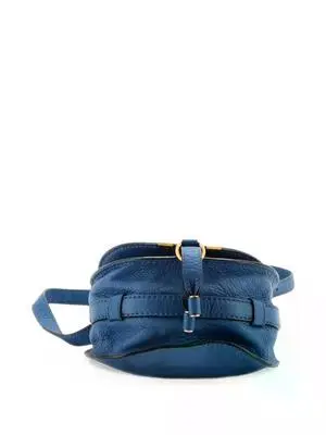 Chloé Marcie Leather Small Crossbody Bag - Blue