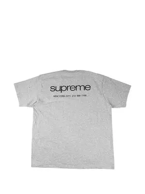 Supreme Nyc Logo-print T-shirt - Grey