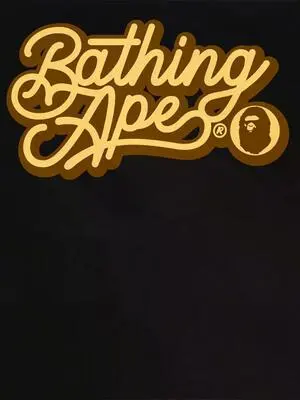 A BATHING APE Script Logo-print T-shirt