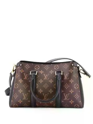 LOUIS VUITTON Soufflot Tote Monogram Canvas With Leather Bb Satchel - Black