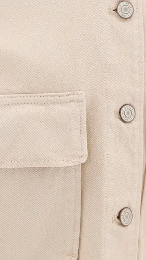 Z Supply Rey Cropped Jacket - Soapstone