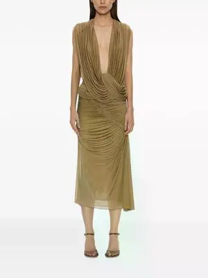 Christopher Esber Ripple Draped Top - Neutrals