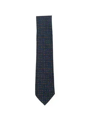 ERRICO FORMICOLA Paisley-print Silk Tie - Blue