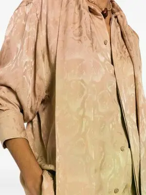 Stella McCartney Pussy-bow Jacquard Blouse