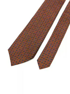 ERRICO FORMICOLA Paisley-print Silk Tie