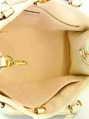 LOUIS VUITTON Onthego Bicolor Monogram Empreinte Giant Pm Tote Bag - Neutrals