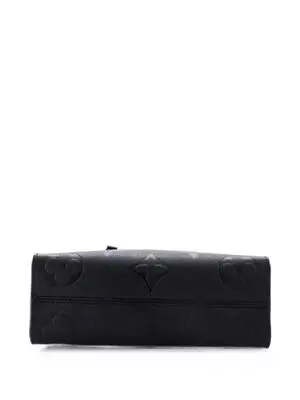 LOUIS VUITTON Onthego Monogram Empreinte Giant East West Tote Bag - Black
