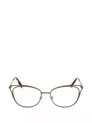 SWAROVSKI Cat-eye Frame Glasses - Brown