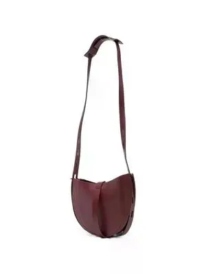MINOBOSSI Lilly Curved Leather Shoulder Bag