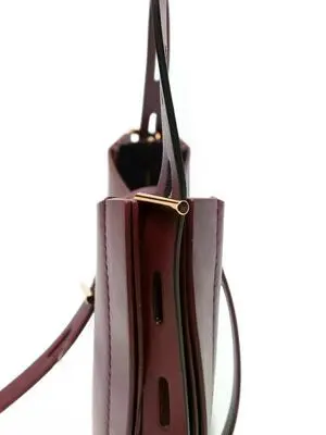 MINOBOSSI Lilly Curved Leather Shoulder Bag