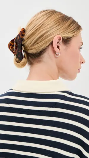 JENNIFER BEHR Amira Jaw Clip - Tortoise