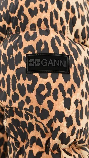GANNI Future Nylon Printed Quilt Puffer