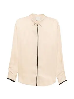 FORTE_FORTE Lining Details Shirt - Multicolor