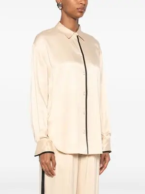 FORTE_FORTE Lining Details Shirt - Multicolor