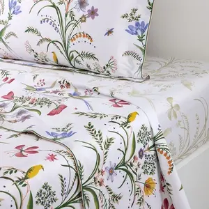 YVES DELORME Botanic Fitted Sheet, King - Multi
