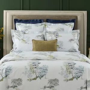 YVES DELORME Lande Cotton Duvet Cover, Full/queen