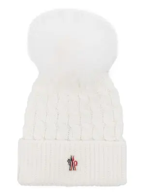 Moncler Logo Wool Beanie - Multicolor