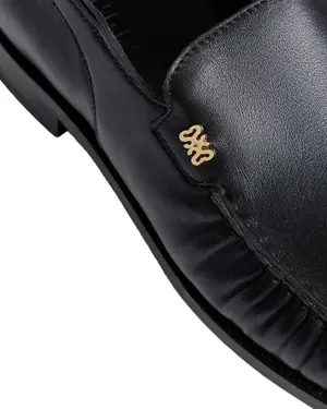 Sandro Leather Buckle Loafers